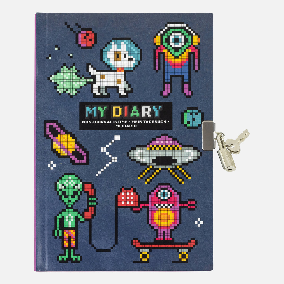 Lockable Diary - Pixel Space – Love, Charlie. xo